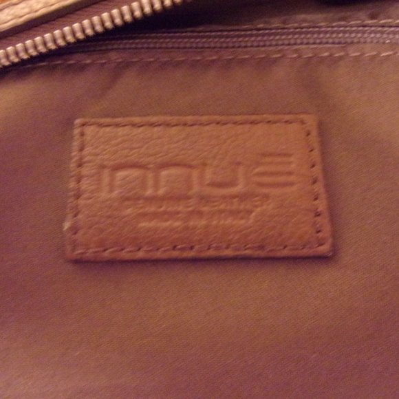 Innue | Bags | Innue Made In Italy Satchel Small Duffle Patterned Suede ...